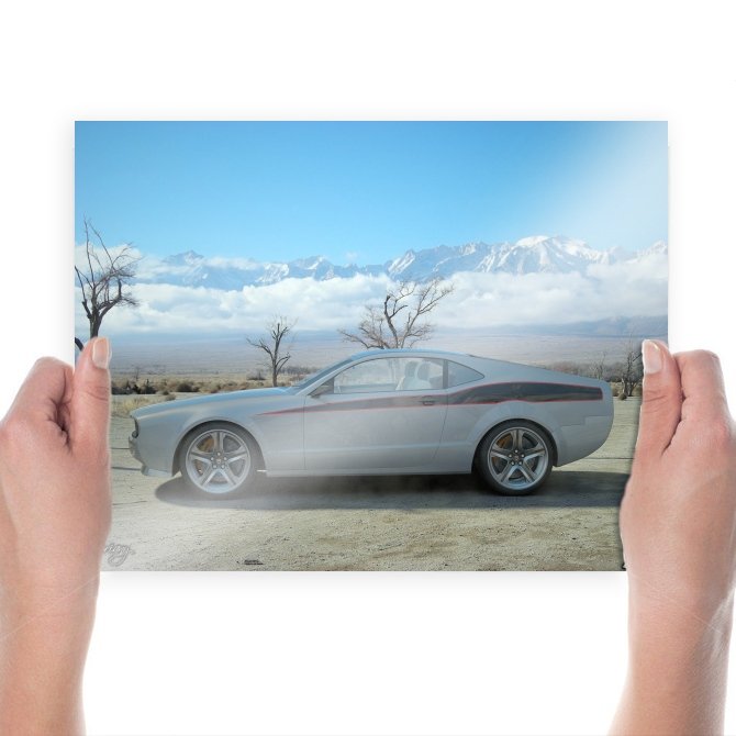 Dacia Mc Concept Art Poster Print 24x18 inch