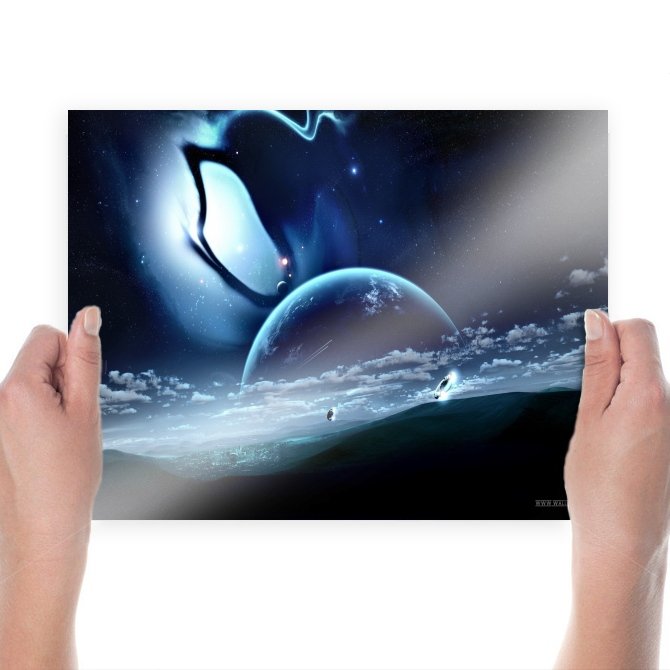 Beautiful Wonderland Art Poster Print 24x18 inch