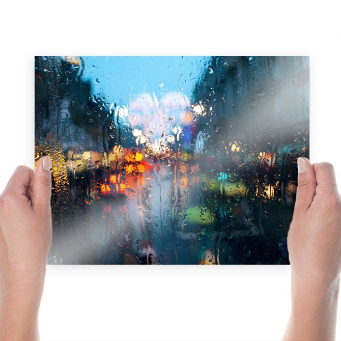 Season Of Rain Art Poster Print 24x18 inch