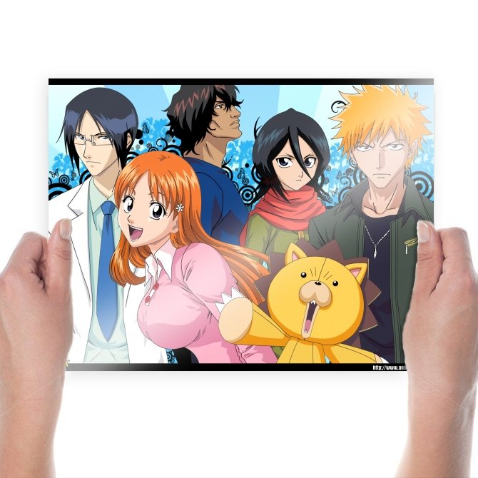 Bleach Inoue Orihime Ishida Uryuu Kon Kuchiki Rukia Kurosaki Ichigo ...