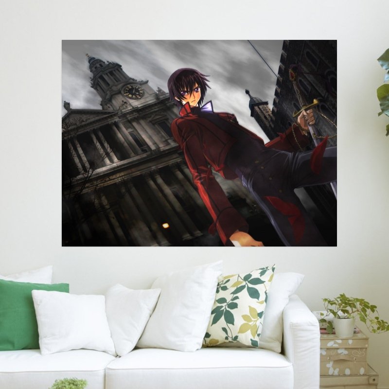 Code Geass Lelouch Art Poster Print 24x18 inch