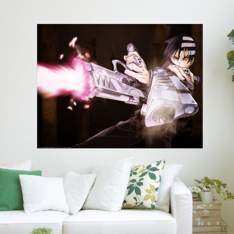 Death The Kid Art Poster Print 24x18 inch