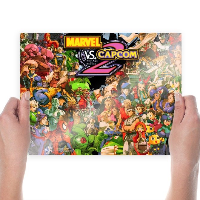 Marvel Vs Capcom 2 Art Poster Print 24x18 inch