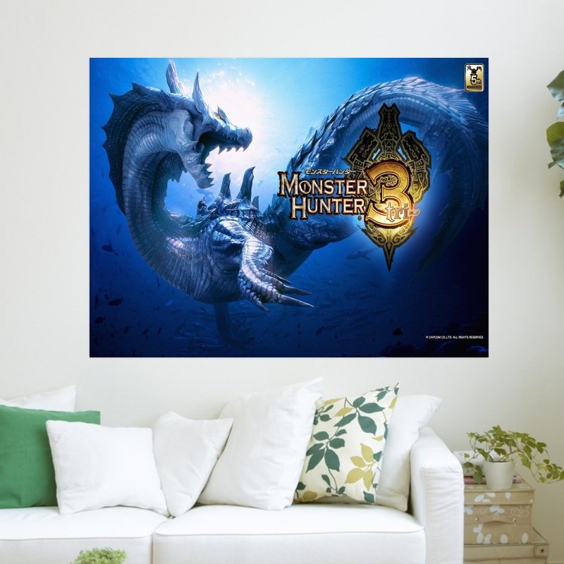 Monster Hunter Tri Art Poster Print 24x18 inch