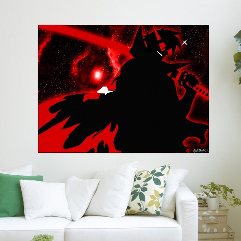The Red Spirit Art Poster Print 24x18 inch