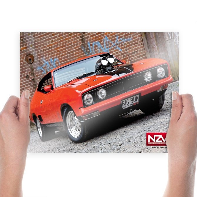 Ford Falcon European Art Poster Print 24x18 inch