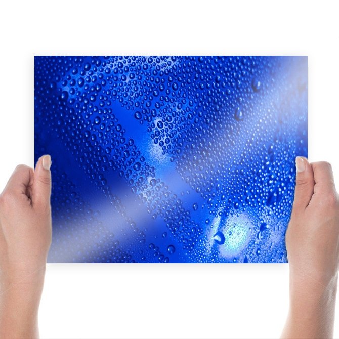 Water Splash Art Poster Print 24x18 inch