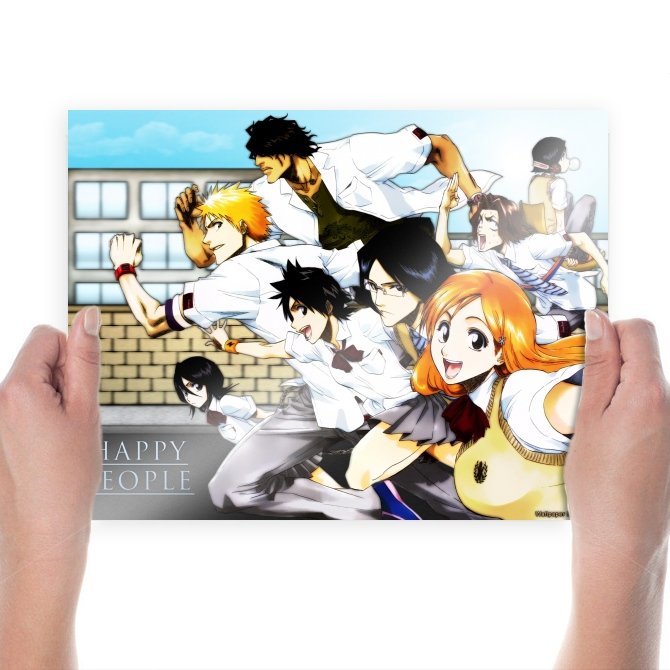 Bleach Crew Art Poster Print 24x18 inch