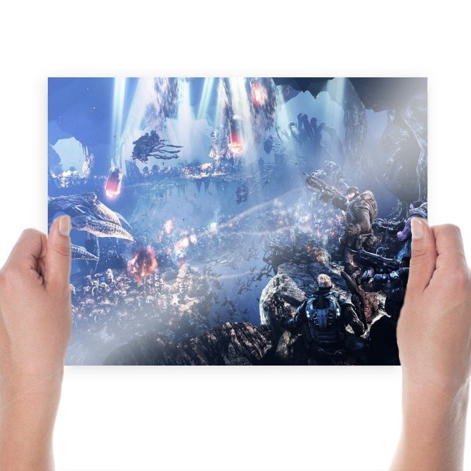 Fantasy Scene Art Poster Print 24x18 inch