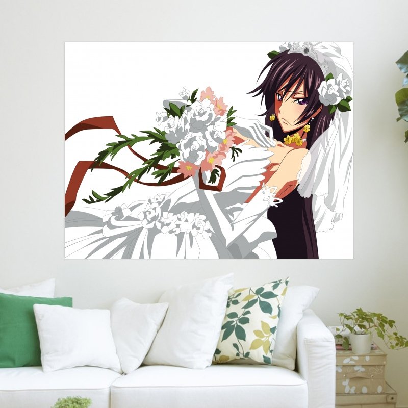 Lelouch Wedding Art Poster Print 24x18 inch