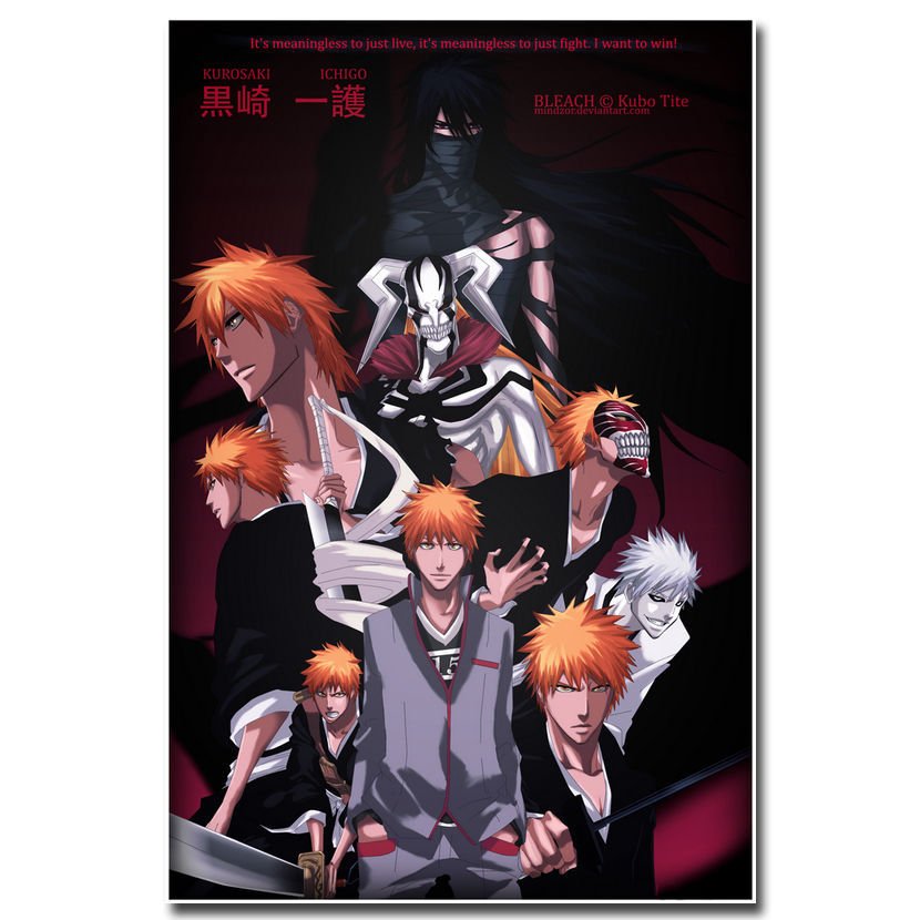 Bleach Anime Poster Kurosaki Ichigo 32x24