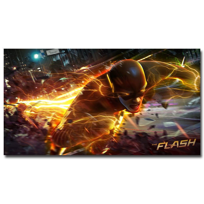 The Flash TV Series Art Wall Poster 32x24