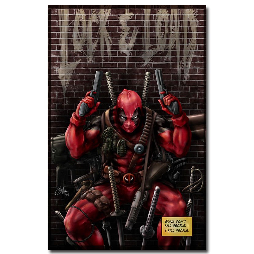 Deadpool Comic Book Cover Poster 32x24