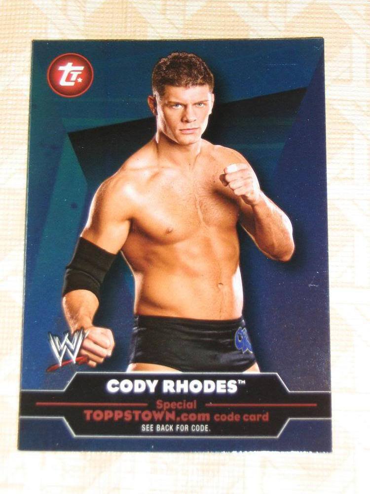 CODY RHODES - 2010 Topps WWE Topps Town #TT13