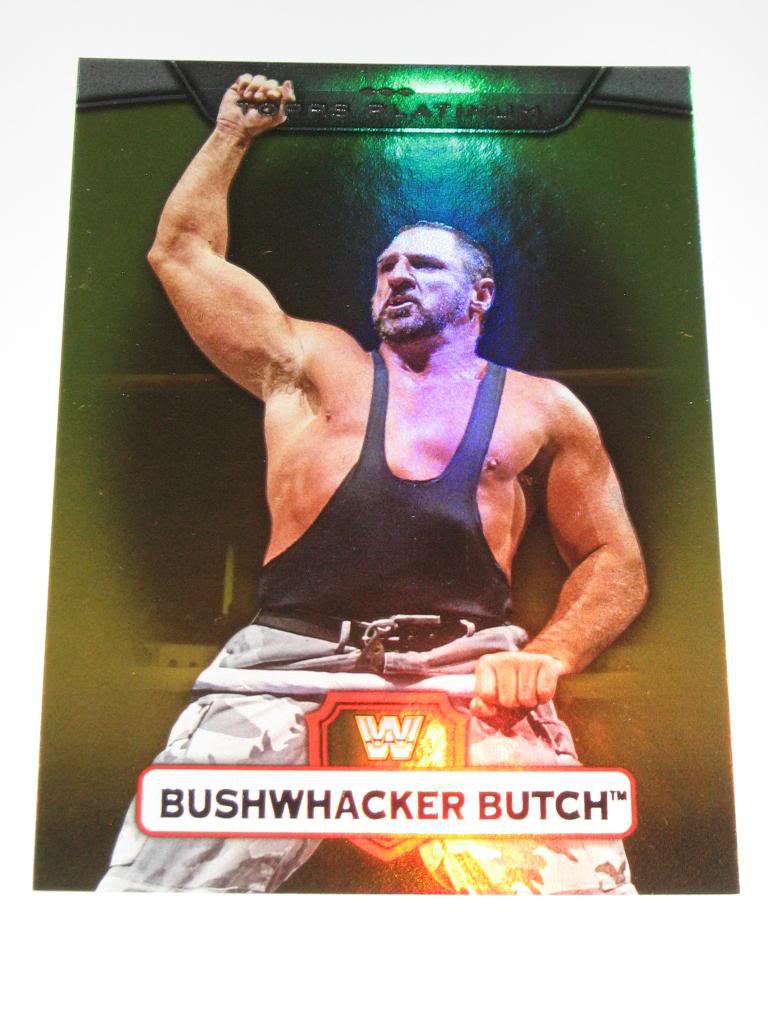 BUSHWHACKER BUTCH - 2010 Topps WWE Platinum GOLD Refractor #35 - #33 of ...