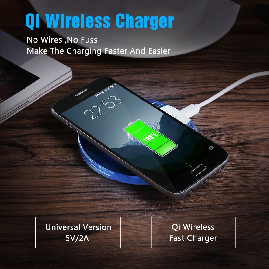 Universal Q1 Mobile Phone Wireless Charger - Charging Pad Adapter Dock ...