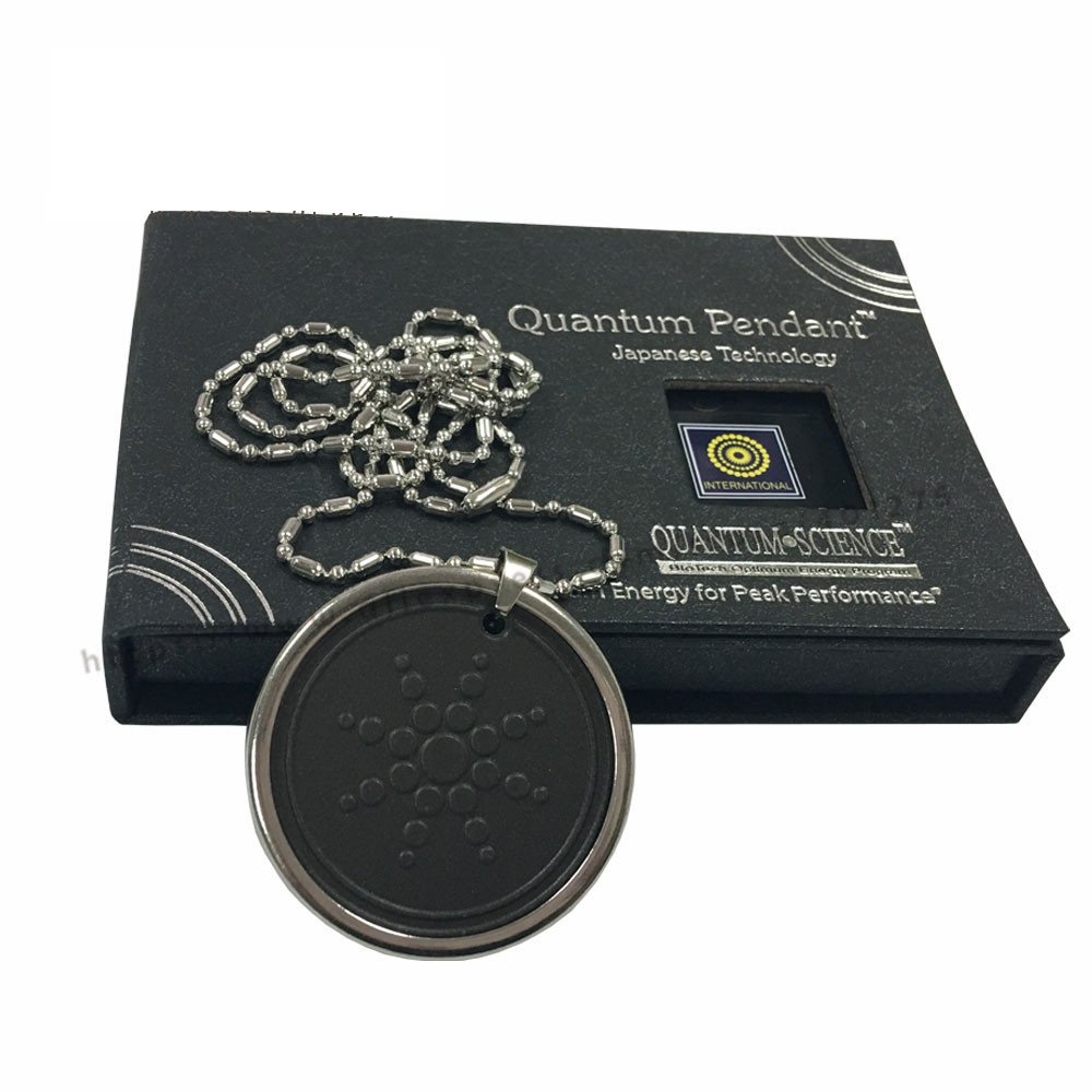 2X Sunflower Scalar Energy Quantum Pendant Necklace w Energy Stones ...