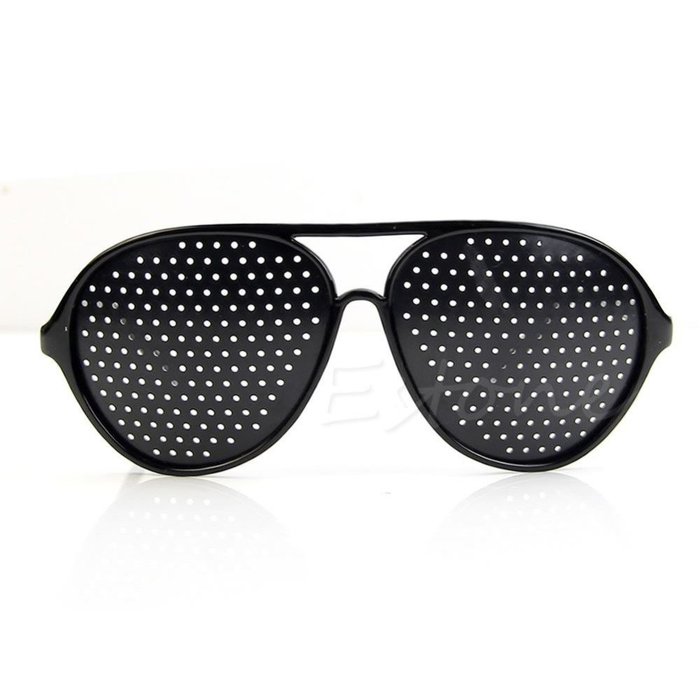 Anti Fatigue Pinhole Stenopeic Vision Improve Eyesight Eye Care Glasses
