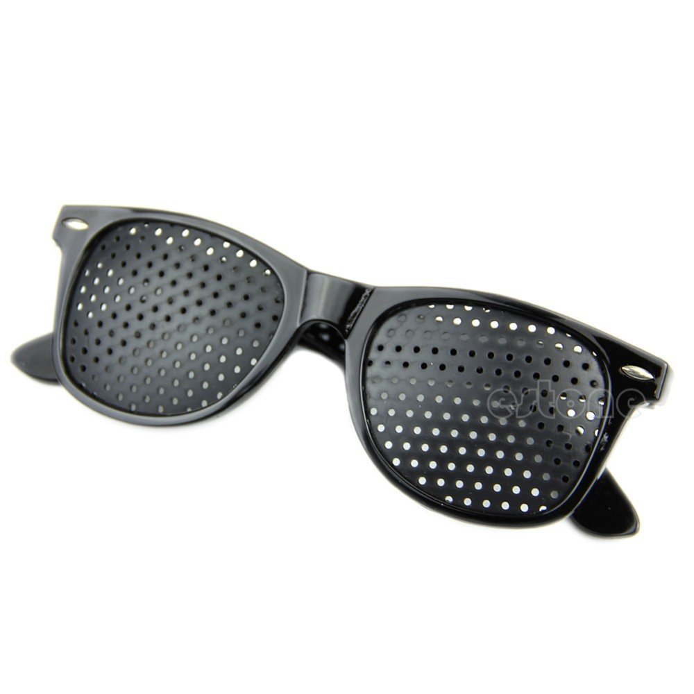 Anti Fatigue Pinhole Stenopeic Vision Improve Eyesight Eye Care Glasses