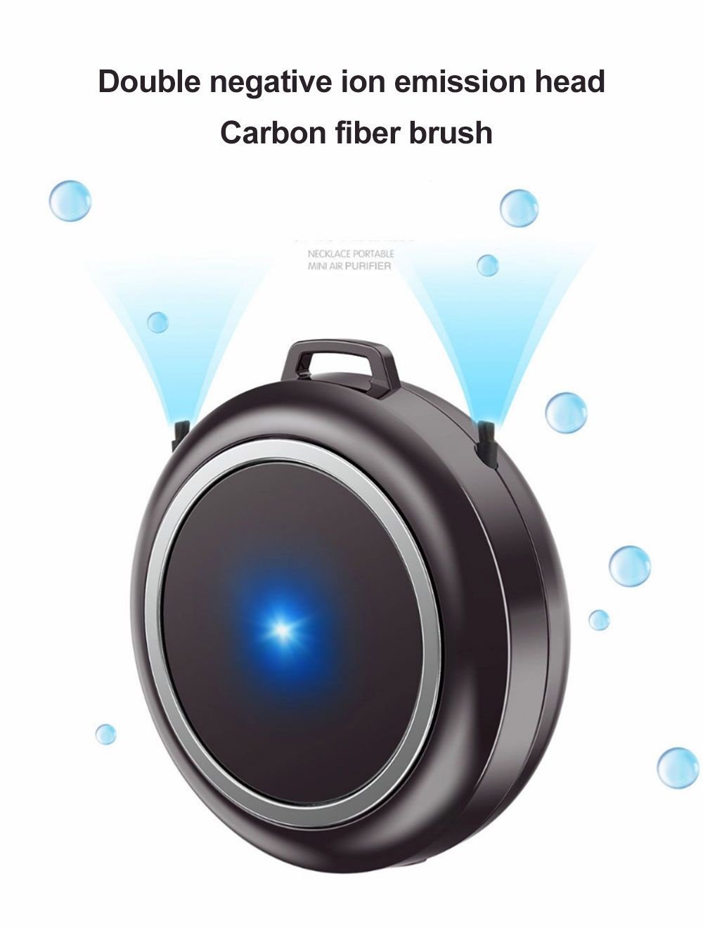 Personal Wearable Air Purifier Negative Ionizer/Mini Ionizer Generator ...