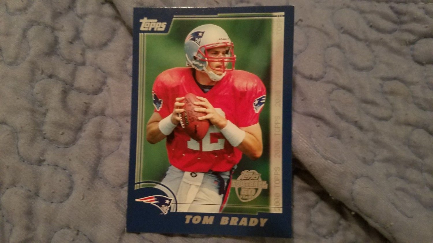 2000 TOM BRADY TOPPS WHAT IF 2005 ROOKIE CARD +FREE TOM BRADY ART ...