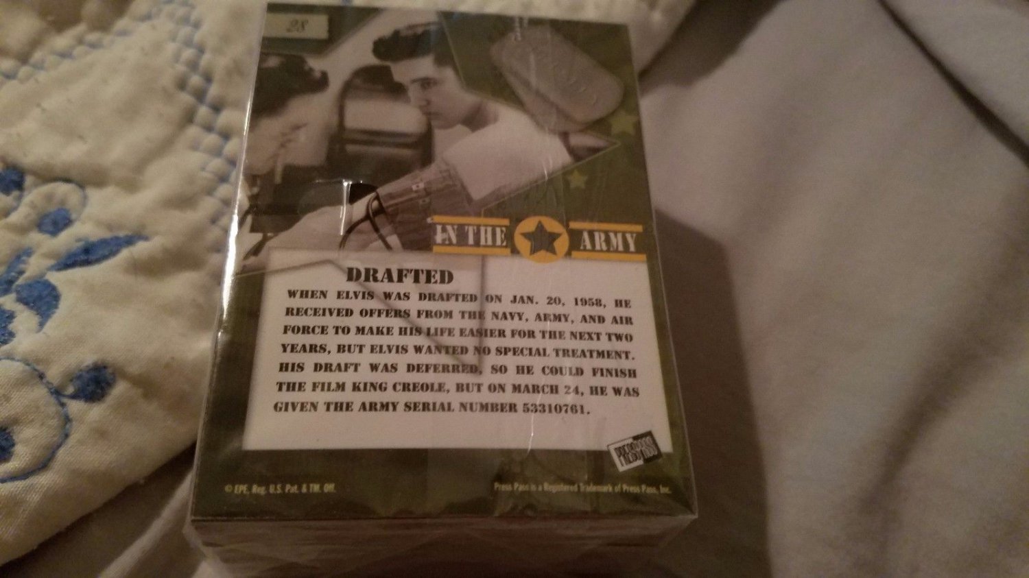 2007 ELVIS PRESLEY PRESS PASS 2007 ELVIS PRESLEY PRESS PASS