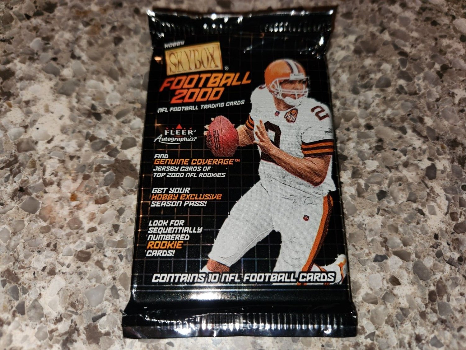 2000 FLEER SKYBOX FOOTBALL CARD PACK ROOKIES AUTOS RUBIES JERSEY+FREE ...