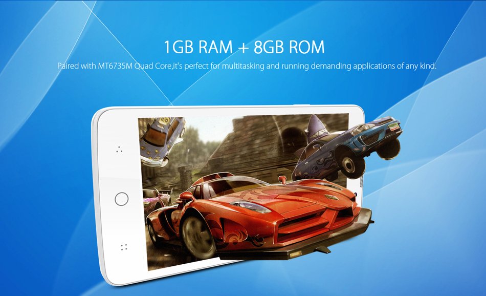 TCL 302U 5.0-inch MT6735M Quad Core 1.0GHz 4G Smartphone