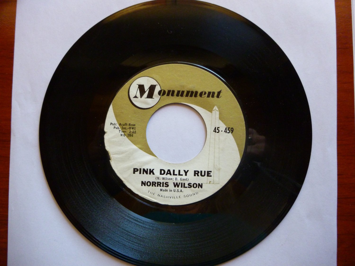 Norris Wilson, "Pink Dally Rue"