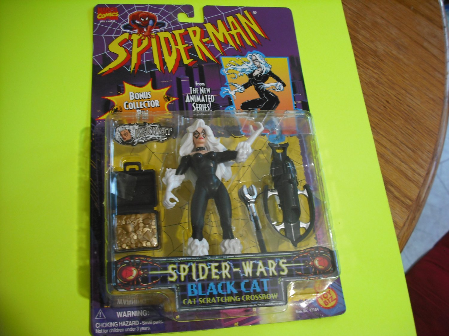 Spider-Man-Animated Black Cat Action Figure (Crossbow)