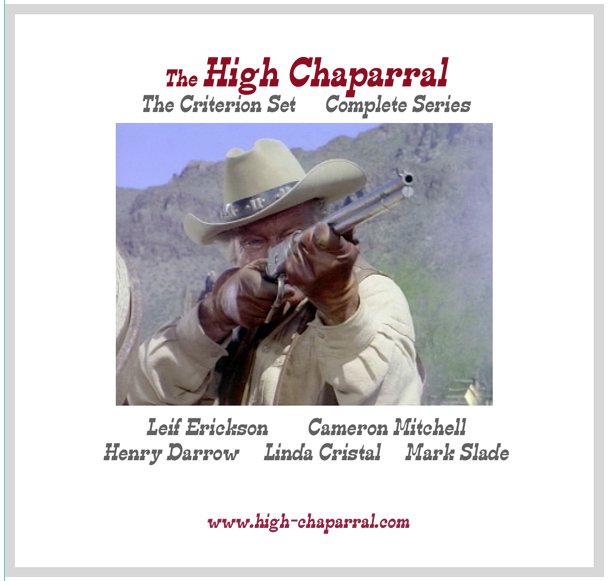 The High Chaparral ~ CRITERION GIFT COLLECTION ~ COMPLETE SERIES~ All 4 ...