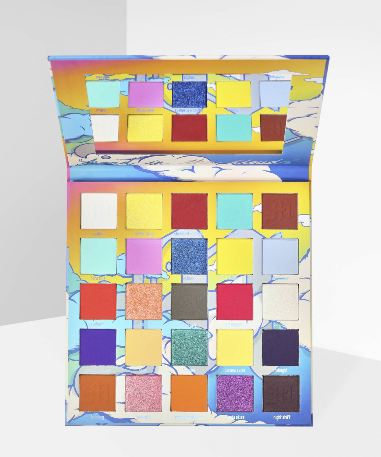 MADE BY MITCHELL HEAD IN THE CLOUDS PALETTE & POUCH - PROFESSIONAL MAKE ...