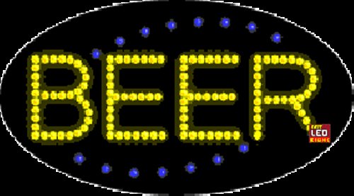 15" x 27" Animated Beer LED Sign