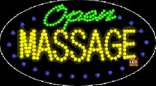 15" x 27" Animated Open Massage LED Sign