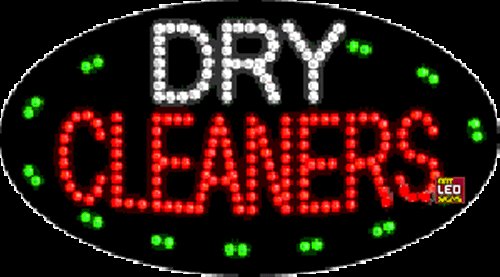 17" x 31" Animated Dry Cleaners LED Sign