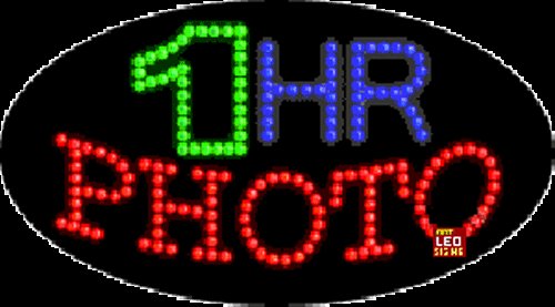 15" x 27" Animated 1 Hour Photo LED Sign