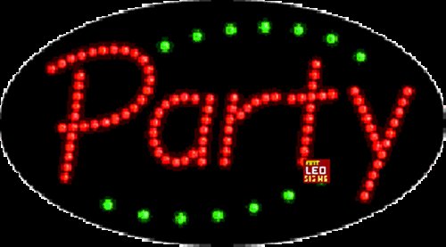 15" x 27" Animated Party LED Sign