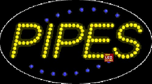 15" x 27" Animated Pipes LED Sign