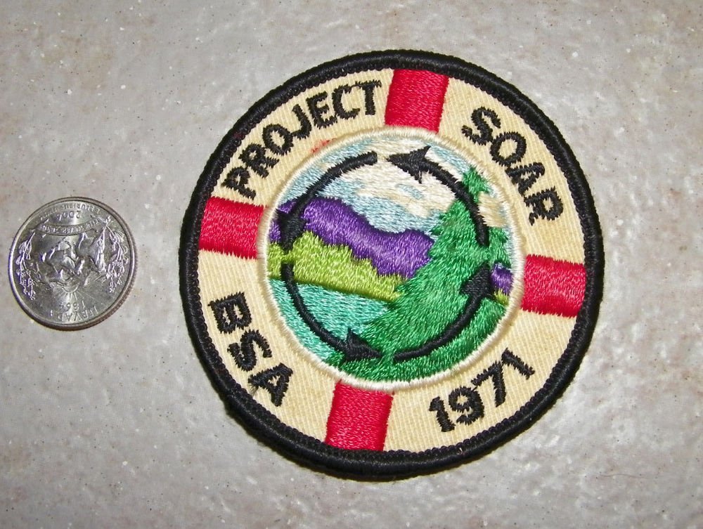 1971 BSA Project Soar Boy Scout Patch
