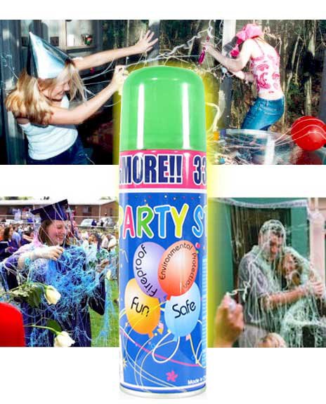 72 large cans of silly party string crazy string spray streamer fun for ...