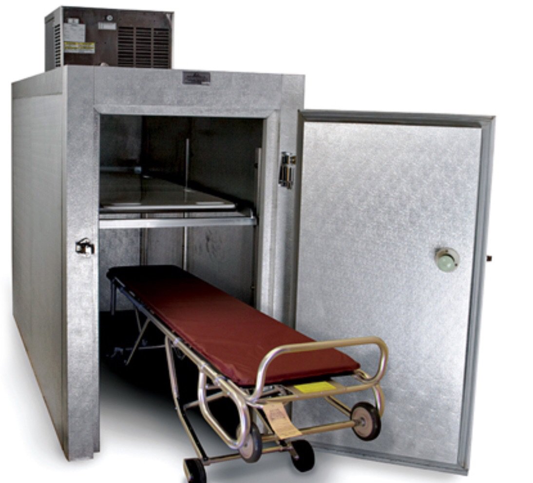 Mortuary Cooler 2 Body Roll In
