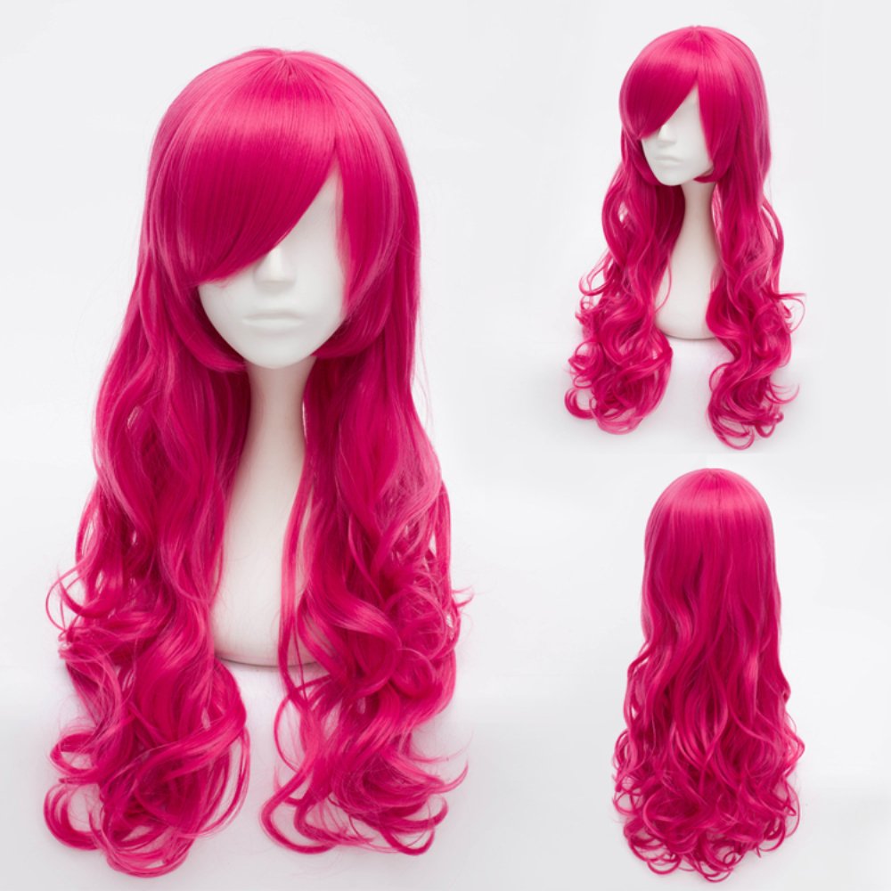 Pink Costume Wig Character Synthetic Wig Synthetic Hair Hallloween