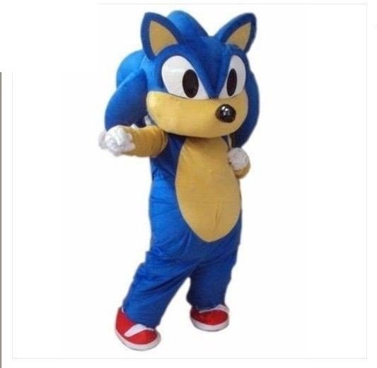 Sonic Hedgehog Costume Character Adult Halloween Costume