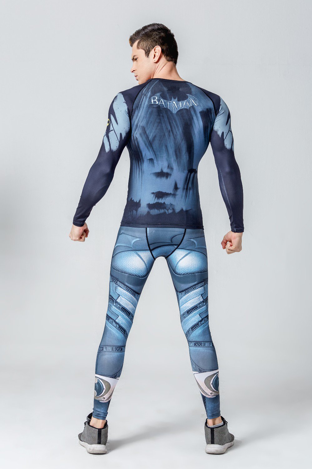 Batman Superhero fitness full body gear workout gym wear