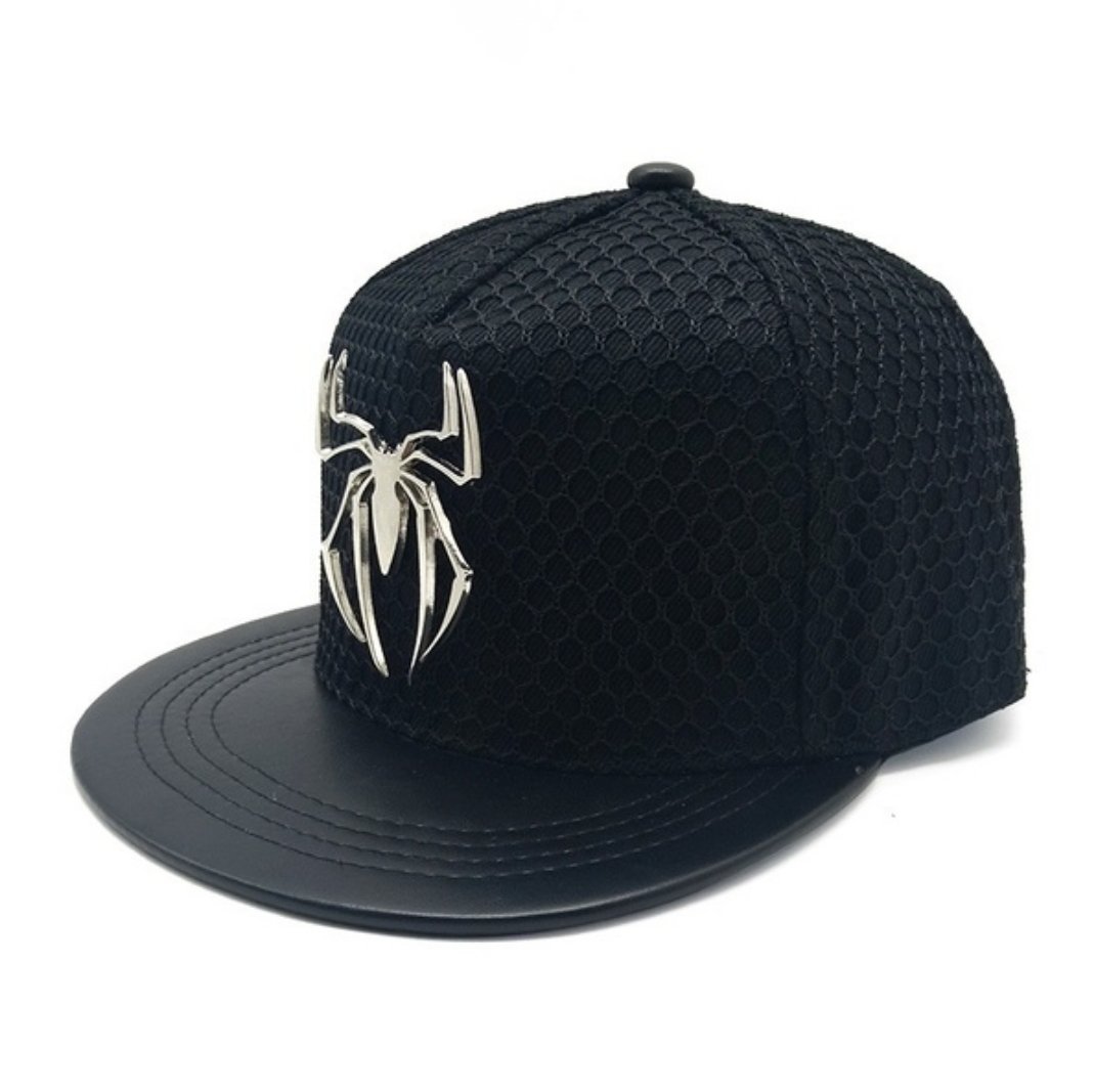 Spiderman Mesh Design Superhero Baseball Cap hat Snapback Adjustable Black