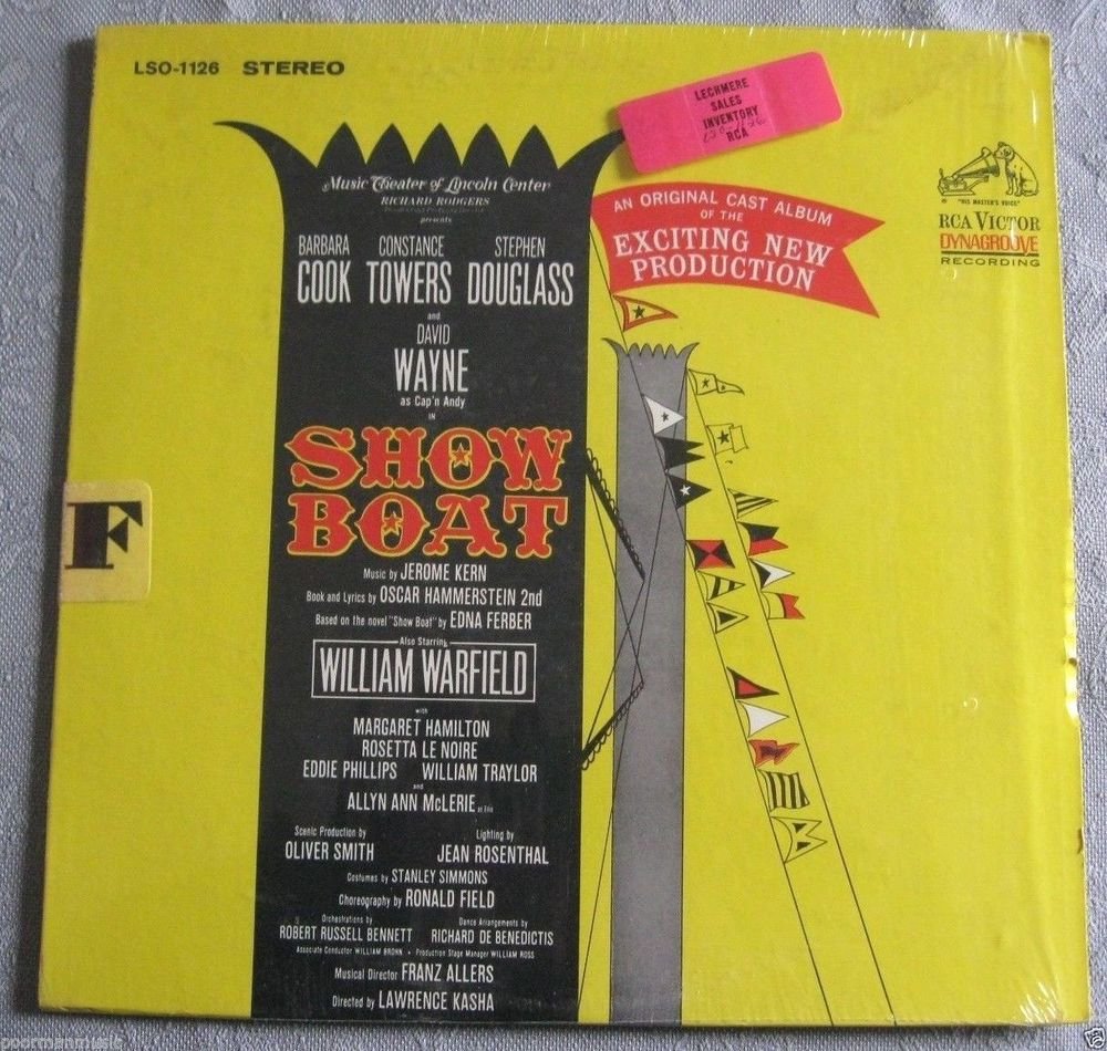 SHOWBOAT Original Cast LP NM Shrink / KERN / HAMMERSTEIN