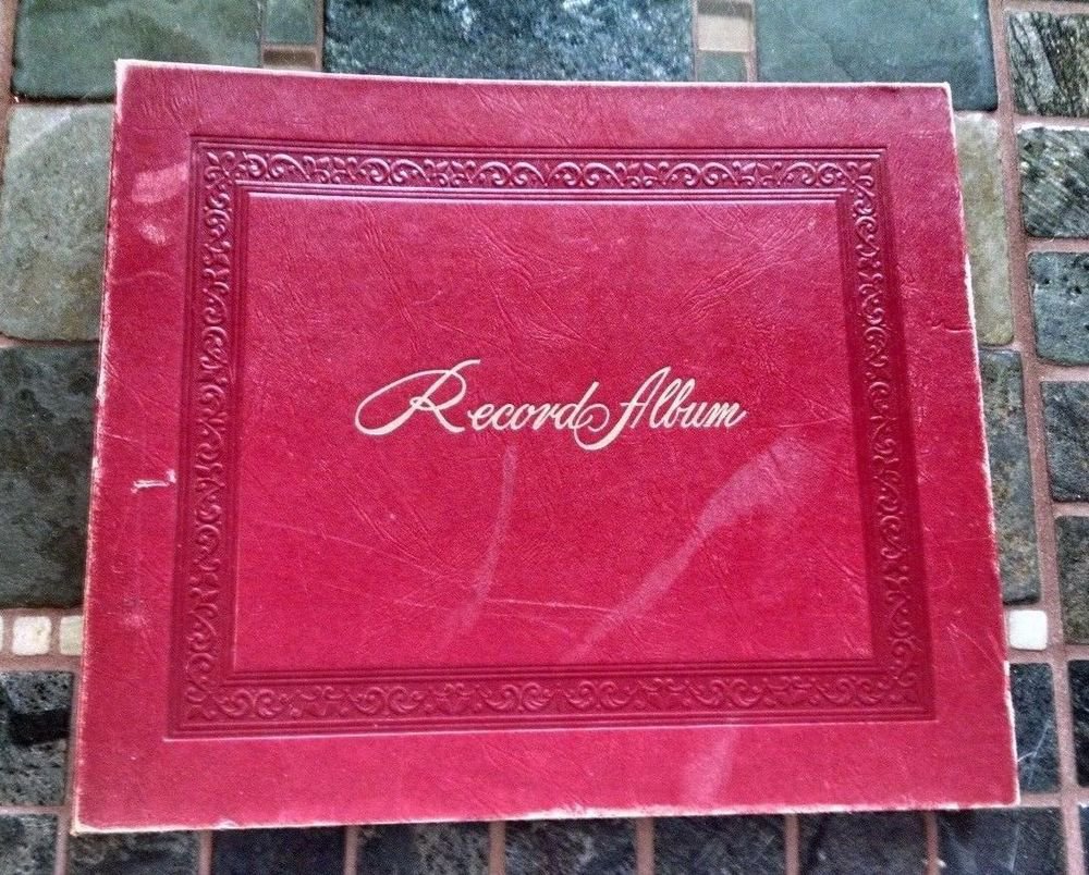 Antique 1900's Victrola record assortment in Album collection mixed labels