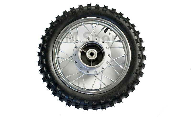 Rear Wheel Tire Rim For Monster Moto 70cc Dirt Pit Bike MM-X70 Parts
