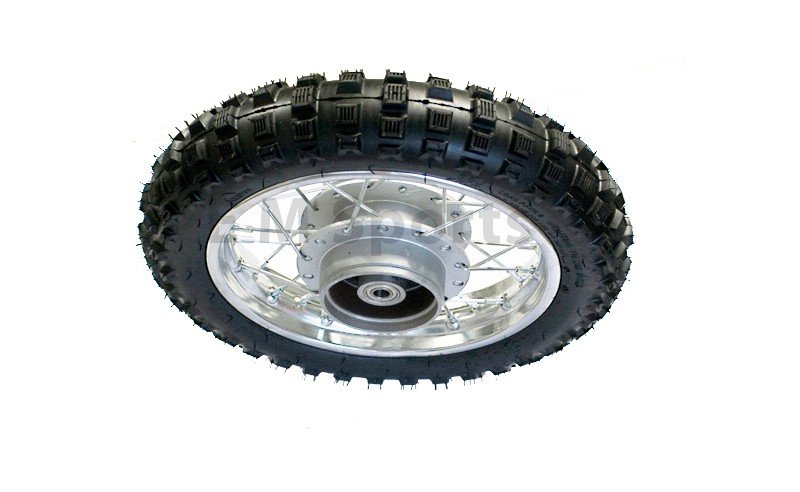 Rear Wheel Tire Rim For Monster Moto 70cc Dirt Pit Bike MM-X70 Parts
