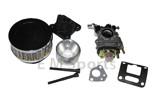 Mini Pocket Bike Parts 33cc 43cc 49cc Air Filter Performance Carburetor Kit